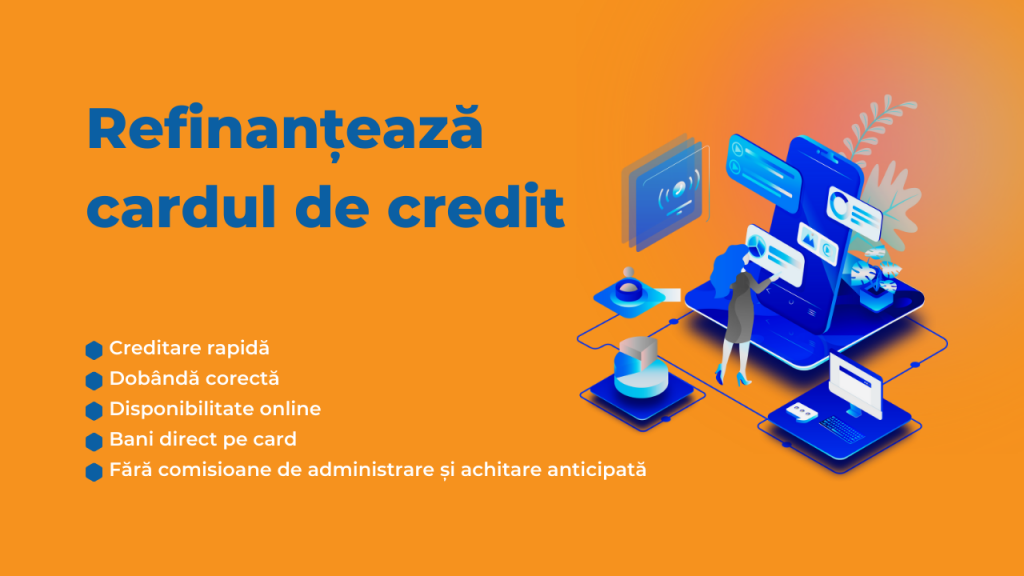 Refinanțarea cardului de credit prin intermediul Fagura.com